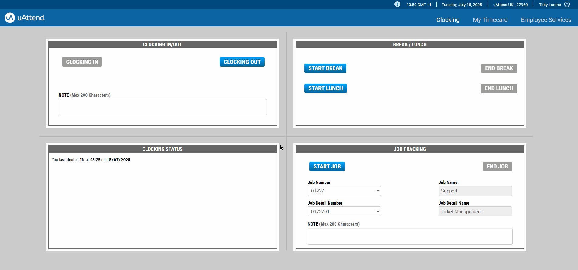 View Your Timecards from the uAttend Portal as an employee – uAttend Support - Help Center